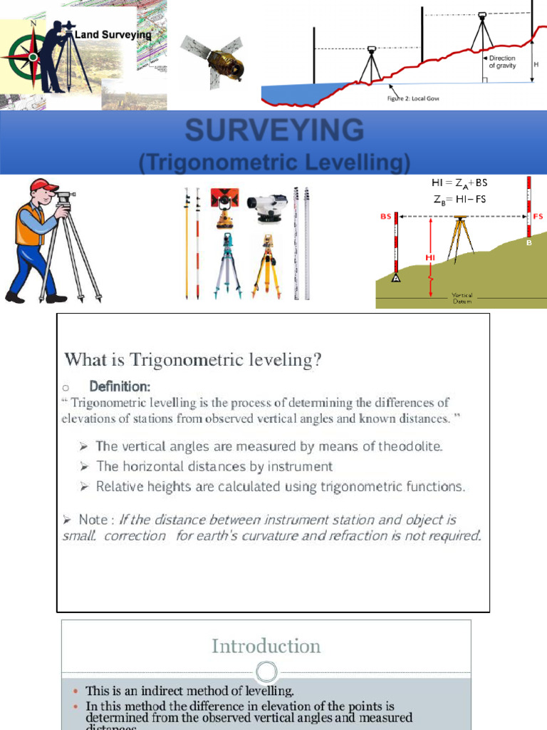 Lec - 0 - Trigonometric Levelling | PDF
