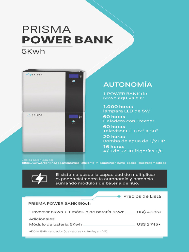 Catalogo Prisma Power Bank 5 | PDF
