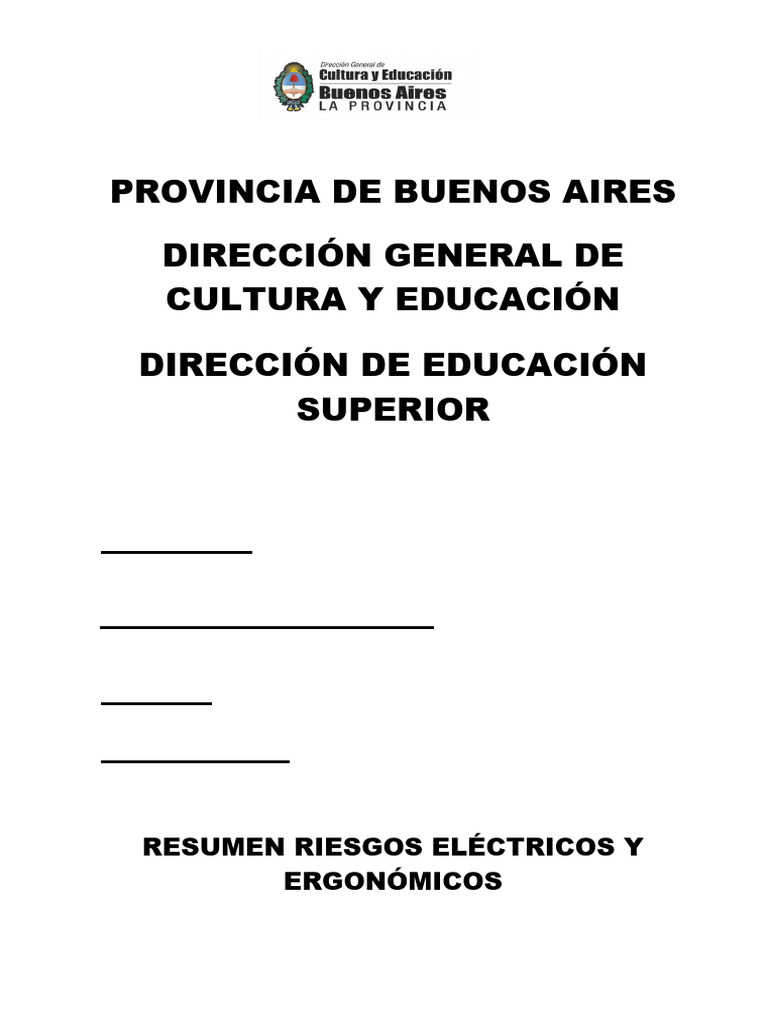 RESUMEN Rgos Elec y Ergo | PDF | Electricidad | Tecnología