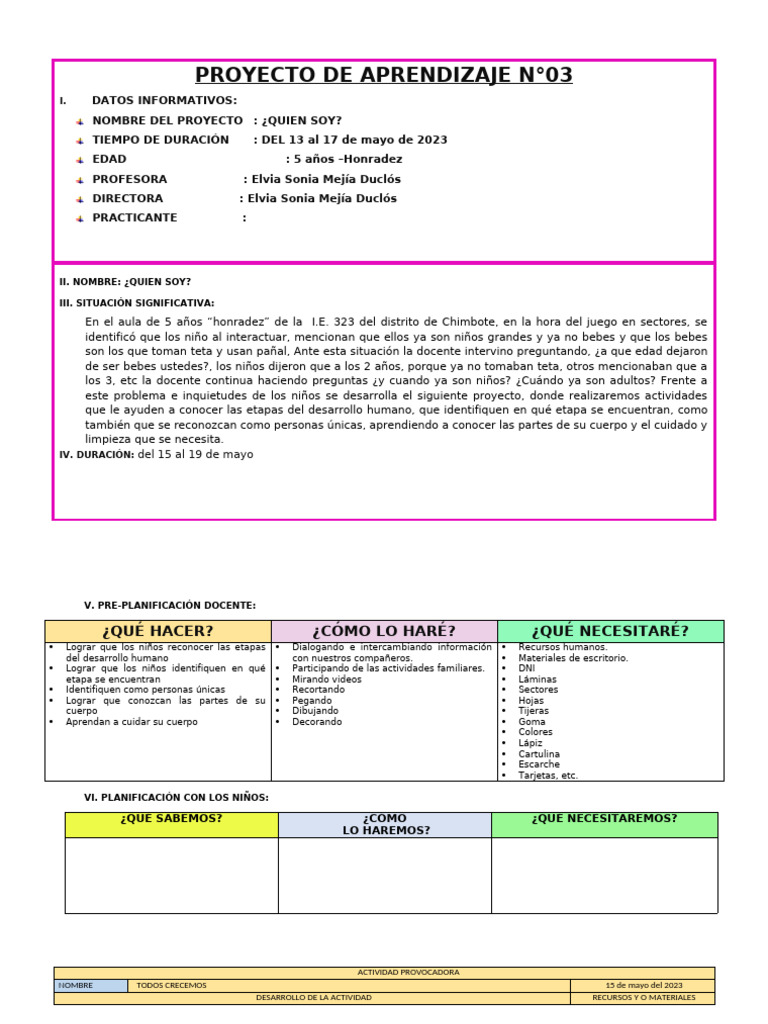 Proyecto-3 Quien Soy | PDF