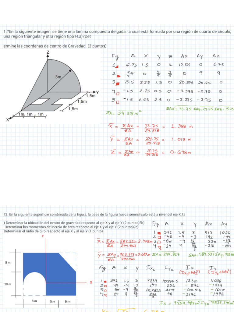 Desarrollo T2 - Estática | PDF