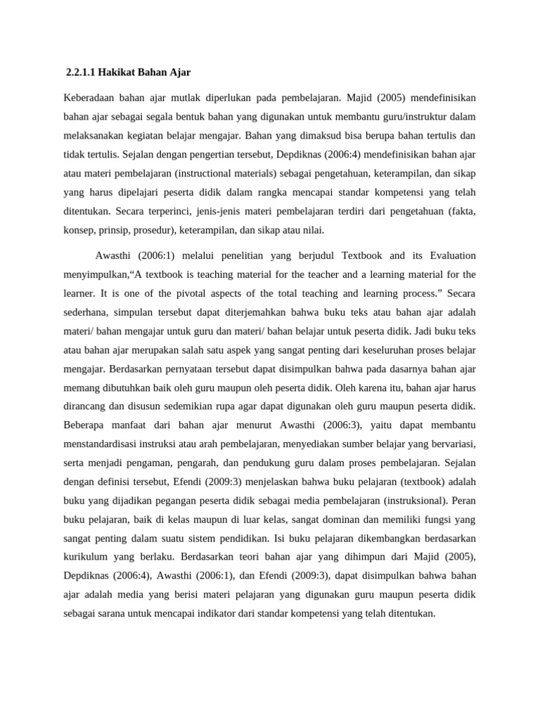 Pengembangan Bahan Ajar | PDF | Karier & Perkembangan