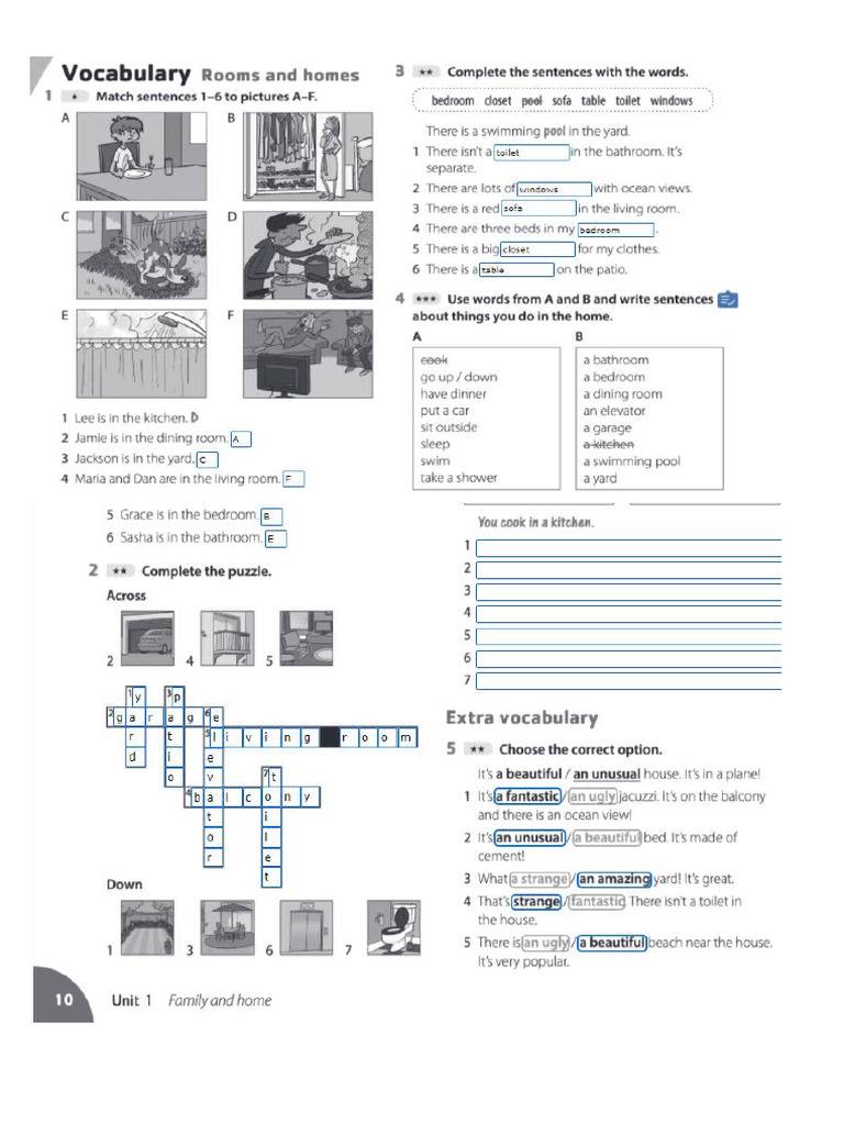 Workbook Unit 1 | PDF