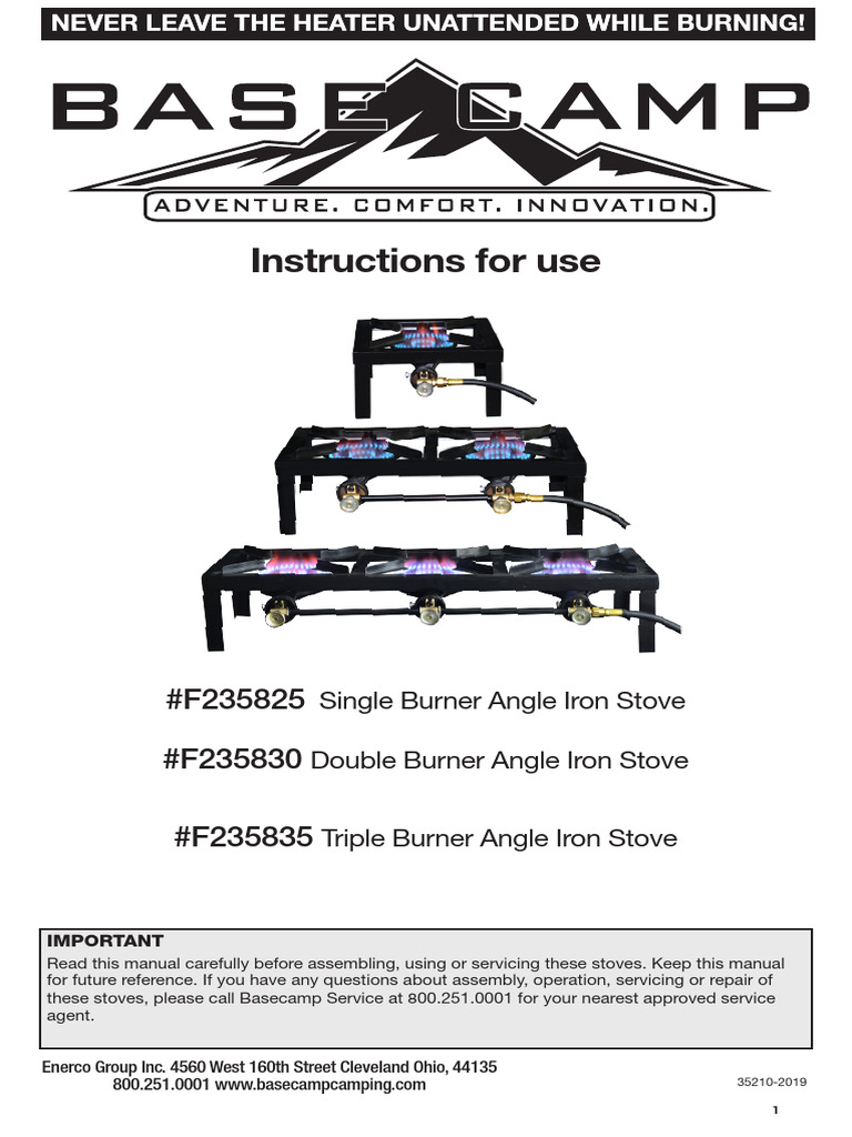 Angle Iron Stove Current 2019 | PDF