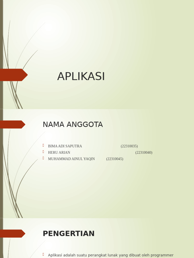 Aplikasi Matkul Media Pembelajaran | PDF