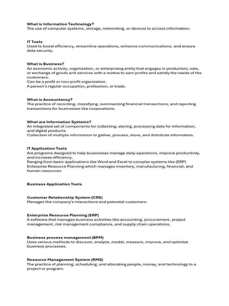 IT Reviewer | PDF
