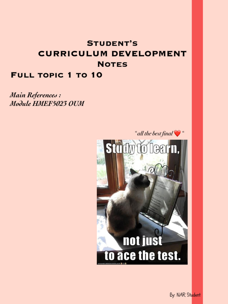 CD Student Notes Completed | PDF | Constructivism (Philosophy Of ...