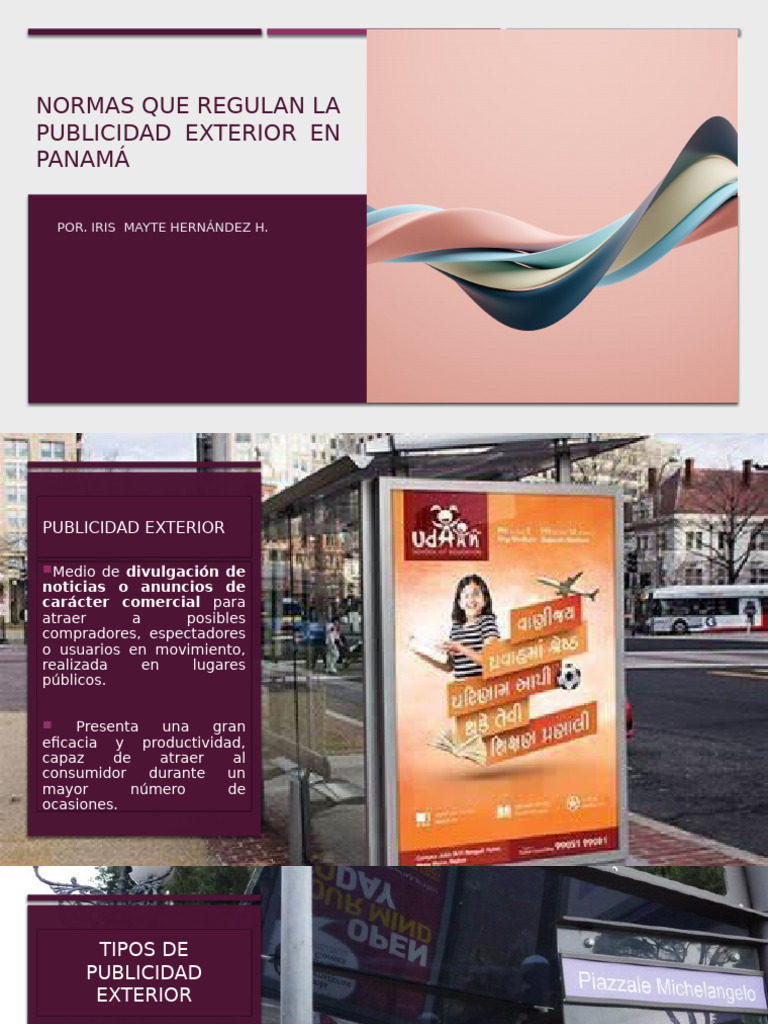 Normas Que Rigen La Publicidad Exterior | PDF