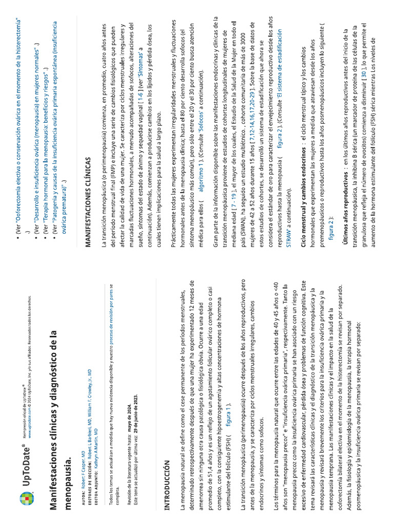 MENOPAUSIA UPTODATE | PDF