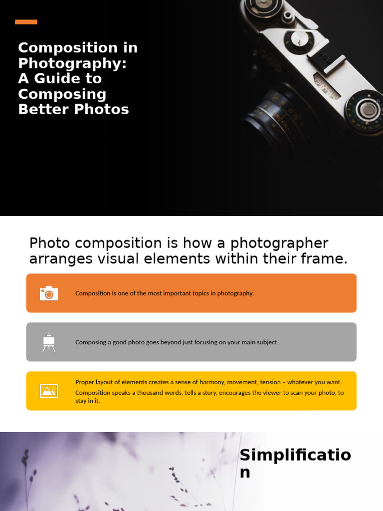 Composition - Taking Better Photos Slideshow. | PDF | Composition ...