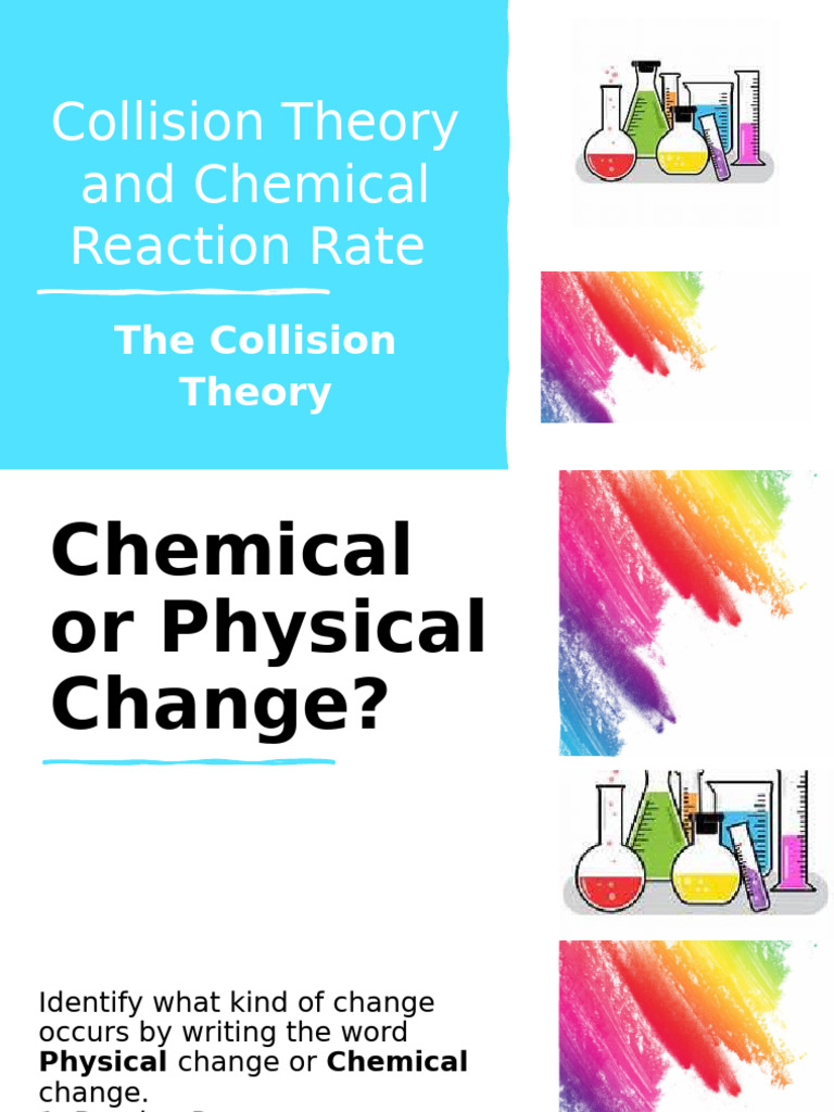 Collision Theory and Chemical Reaction | PDF