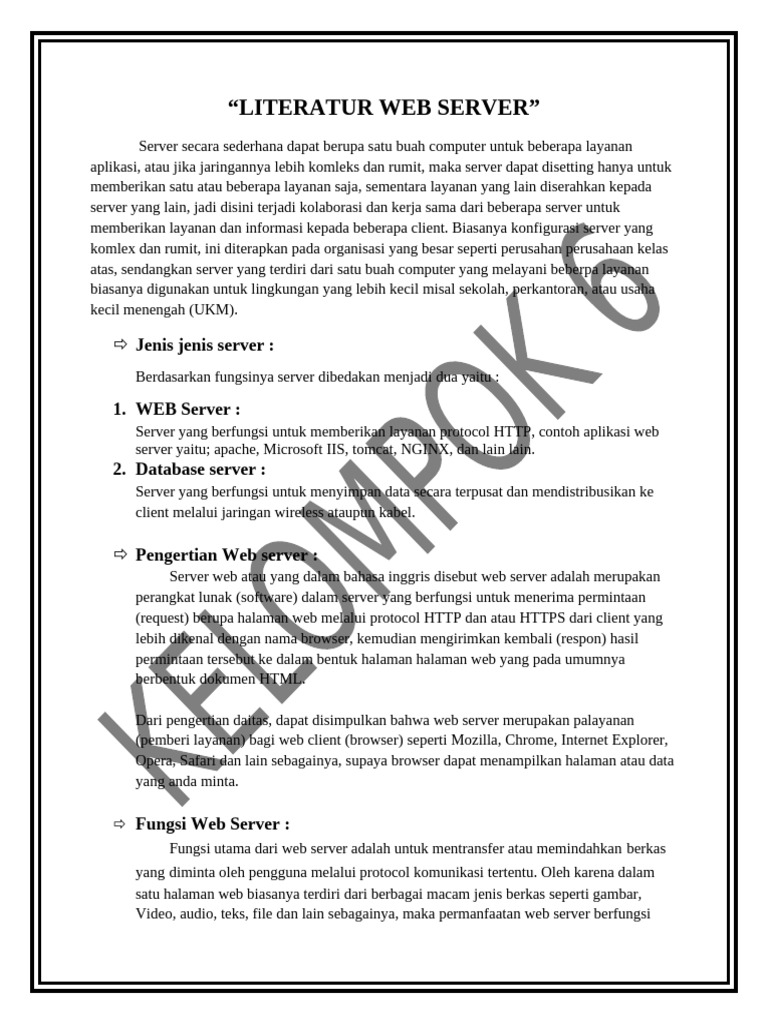 Kelompok 6 Web Server Pdf 6184
