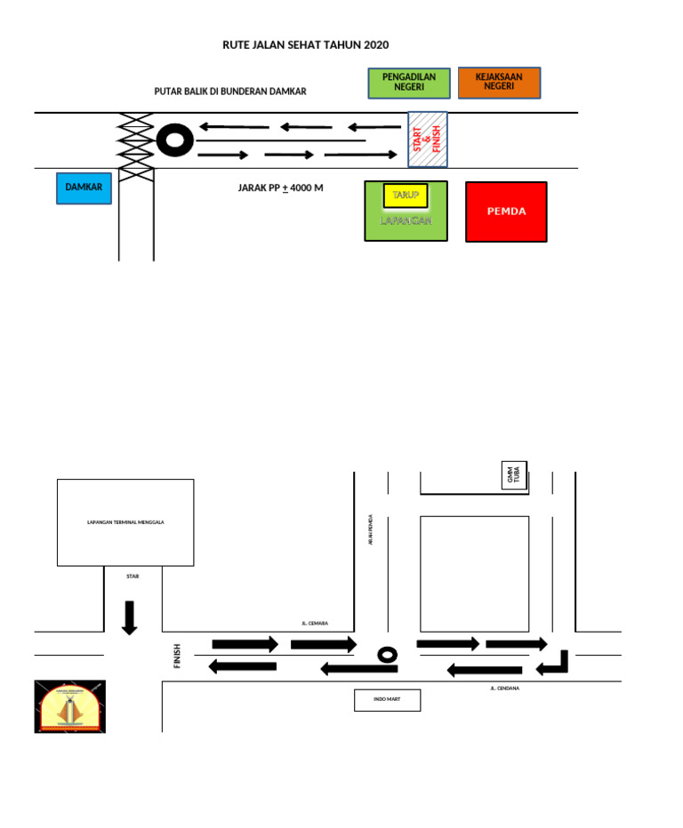 Rute Jalan Sehat 2024 | PDF
