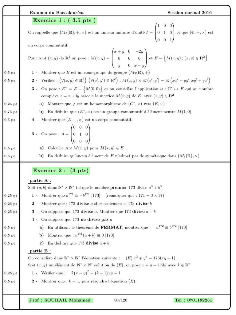 2bac SM | PDF