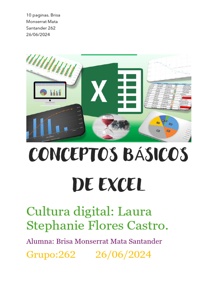 conceptos básicos de excel | PDF