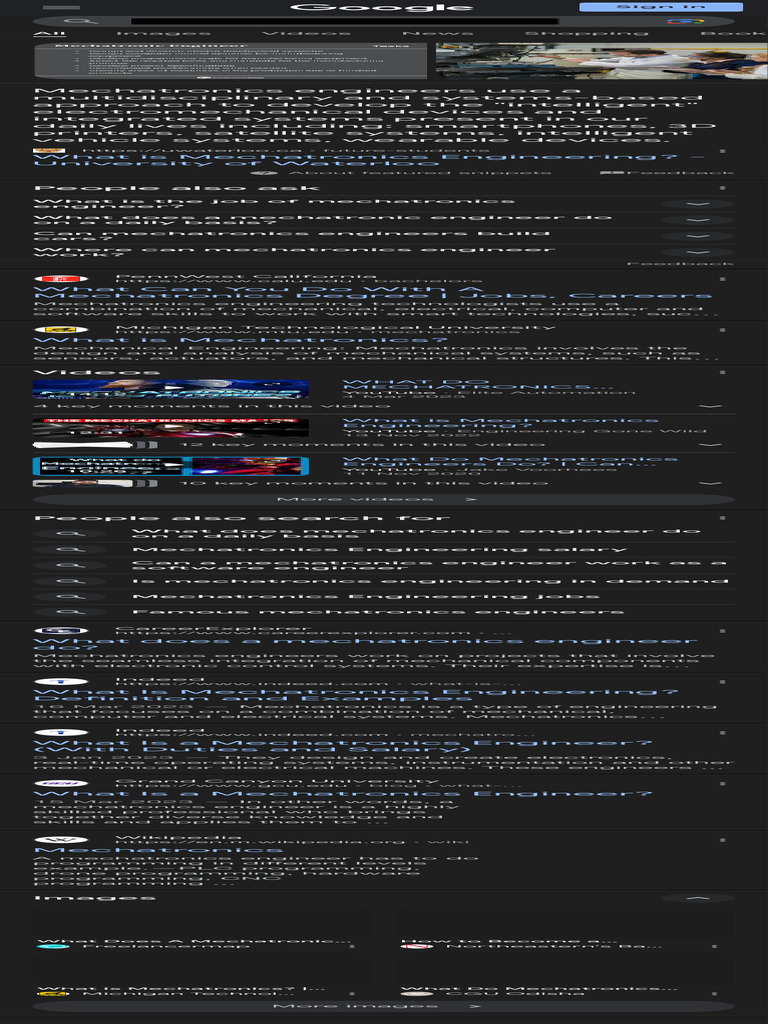 What Does Mechatronics Engineer Do - Google Search | PDF | Mechatronics ...