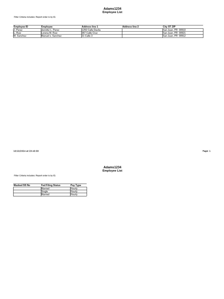 Adams 4919 Vendor Master File | PDF