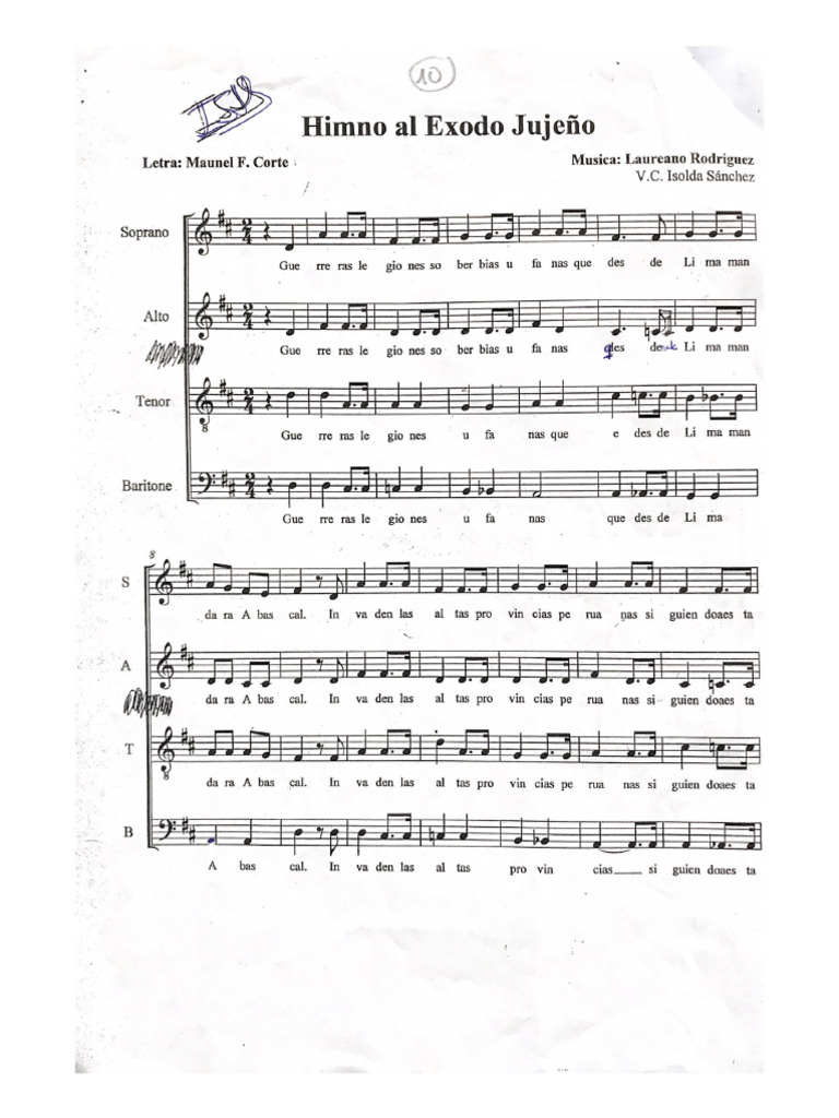 Himno Al Exodo Jujeño | PDF