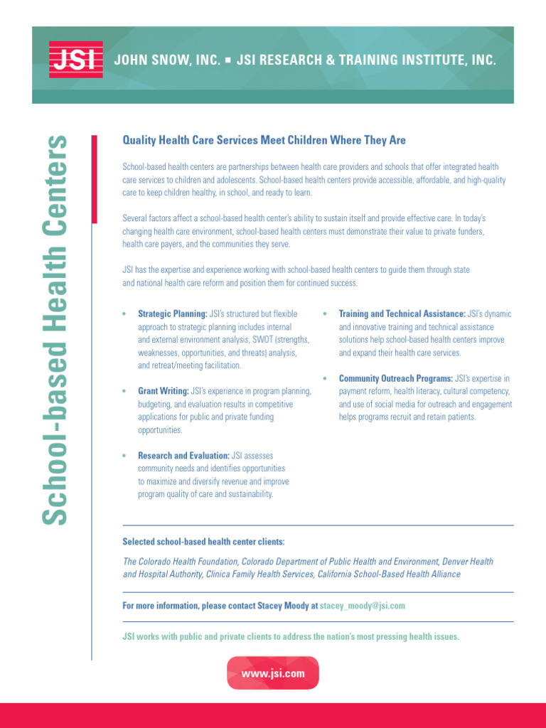 SBHC Topicprofile | PDF