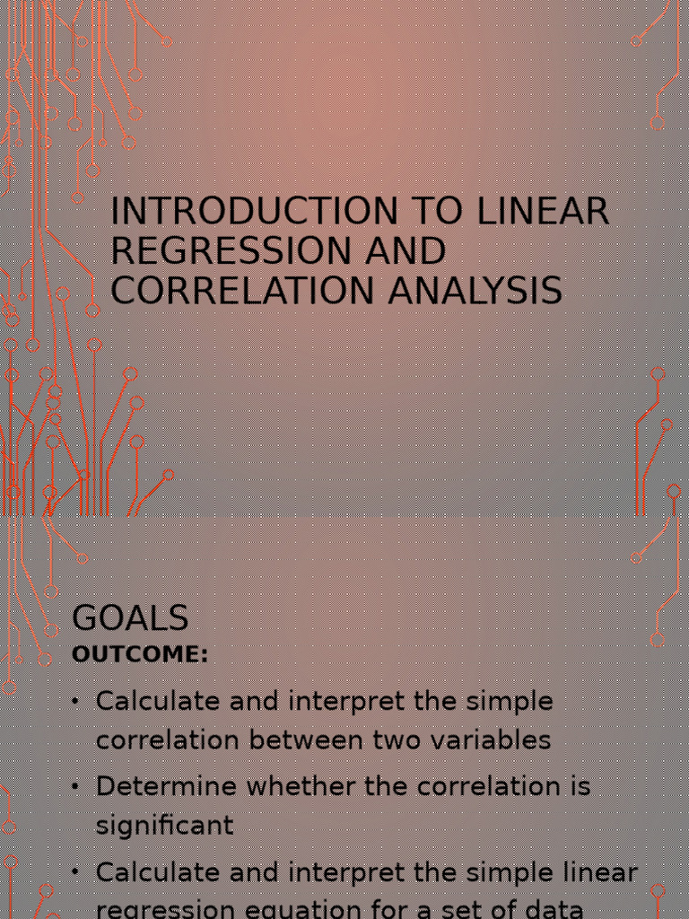 Unit 6 Simple Regression and Corr Updated | PDF
