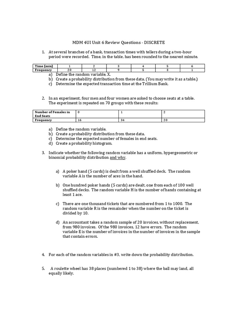 DiscreteReview (Major) | PDF