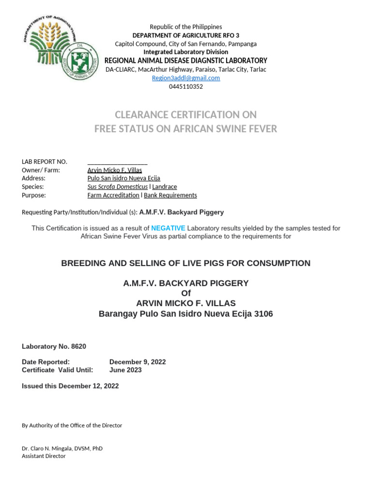 Asf Certification | PDF