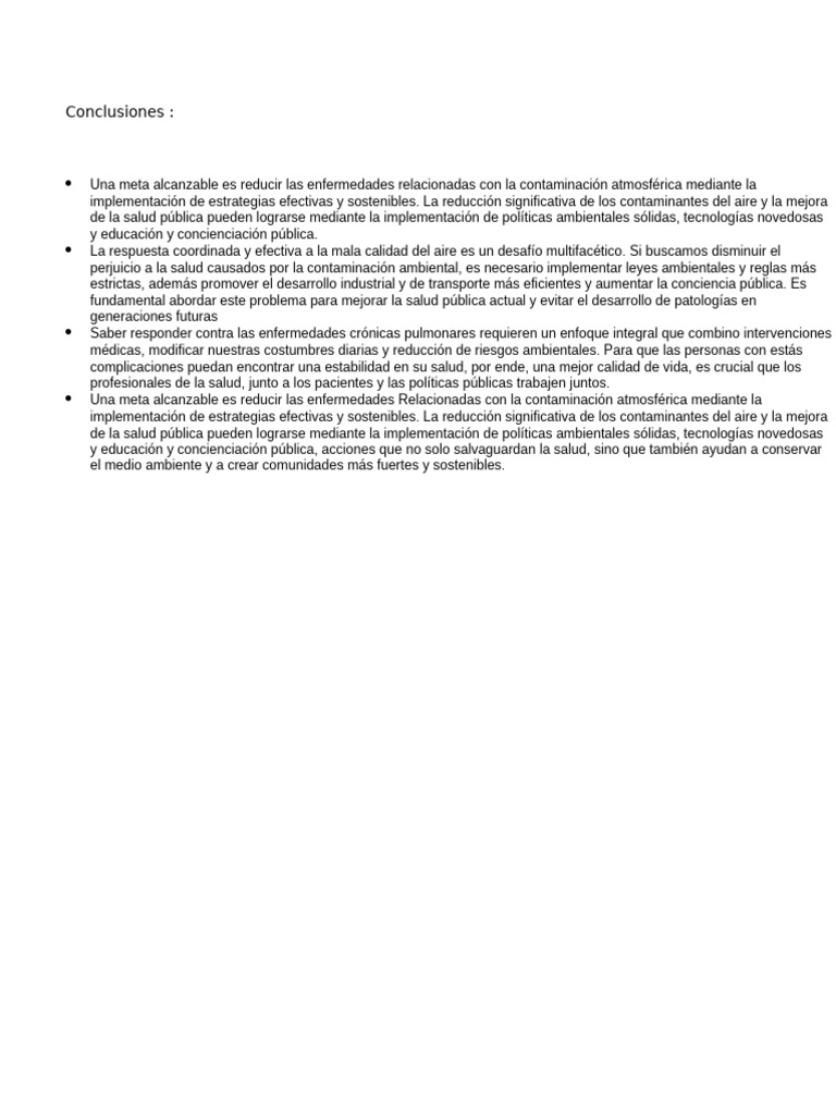 Conclusiones | PDF