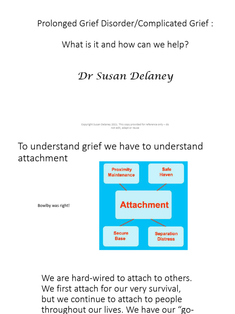 Why Grief Gets Stuck and How We Can Help Webinar Presentation 150421 | PDF