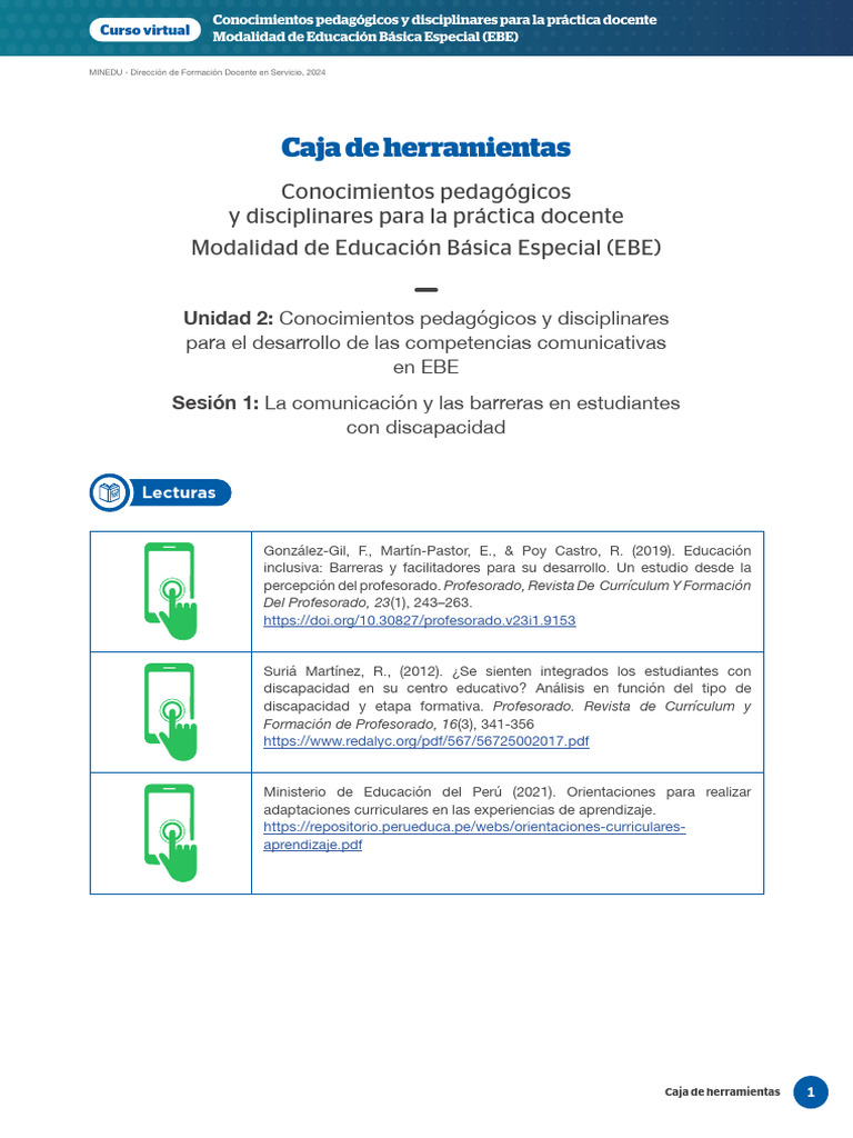 Caja de herramientas_U2S1_EBE | PDF