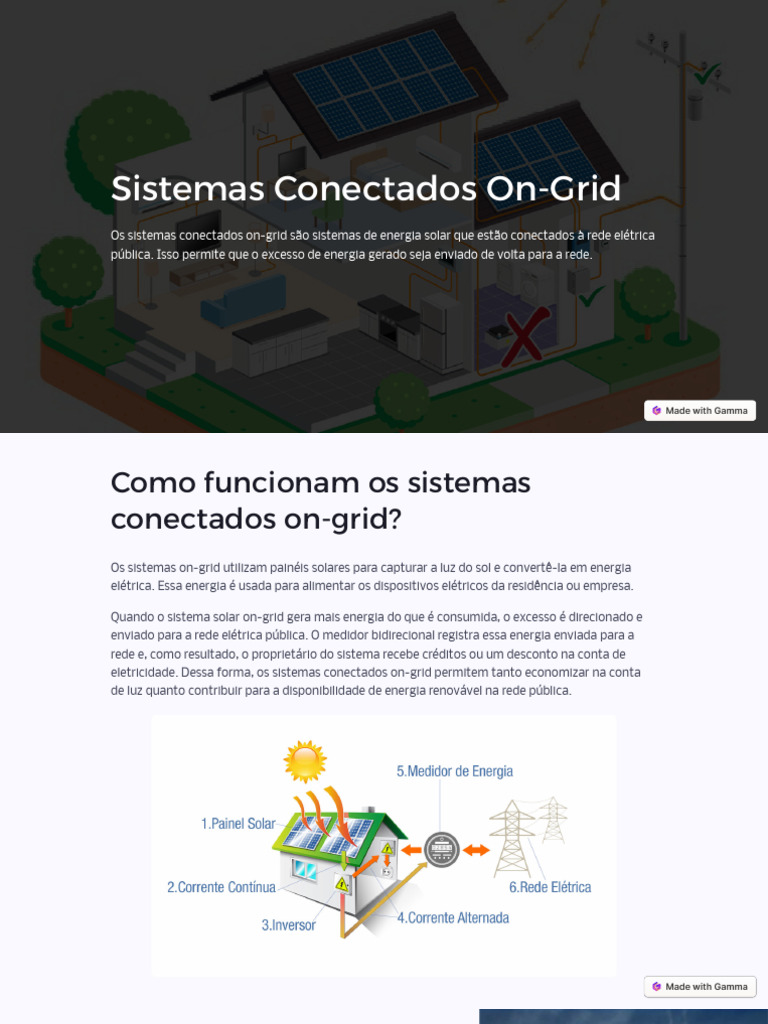 Sistema On Grid Sistemas Conectados On Gridpdf | PDF | Conversión de energía | Naturaleza