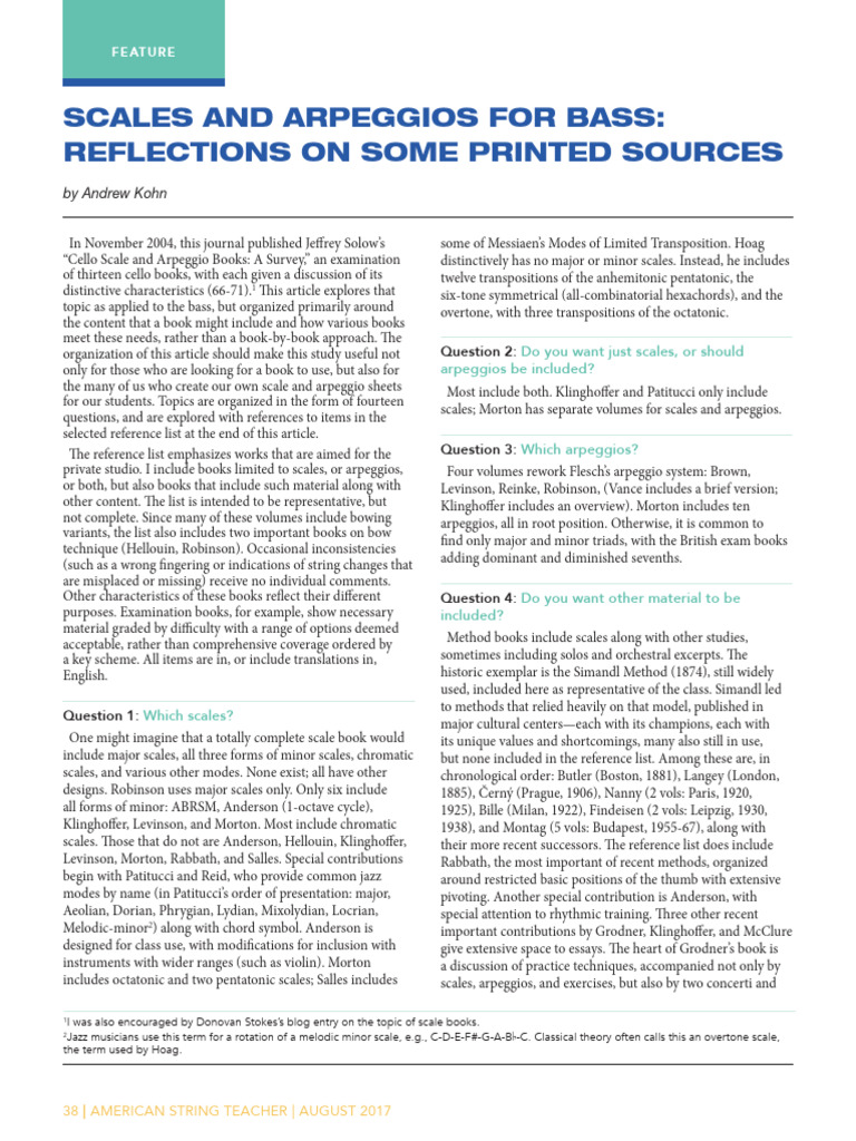 American String Teacher Article Kohn | PDF