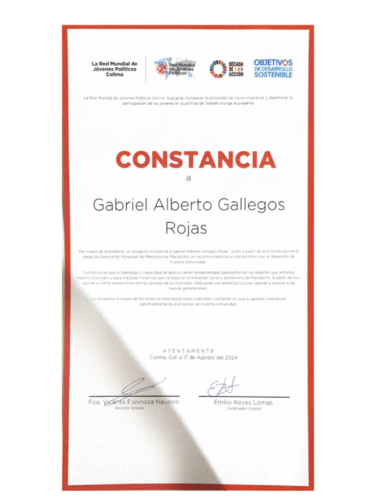 Constancias | PDF