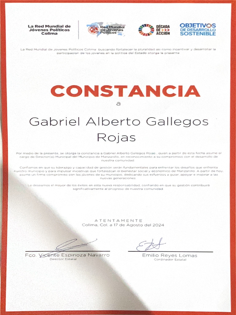 Constancia | PDF
