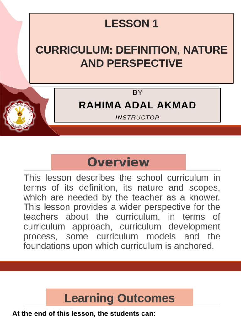 Curriculum Development | PDF