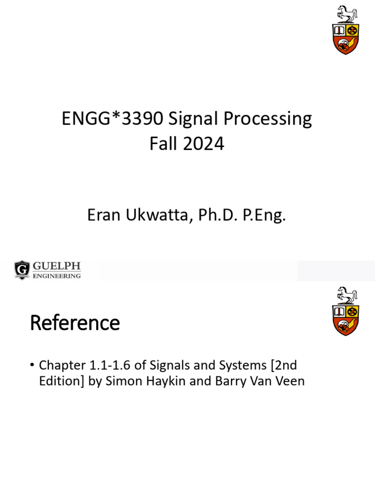 Signals and Systems I | PDF