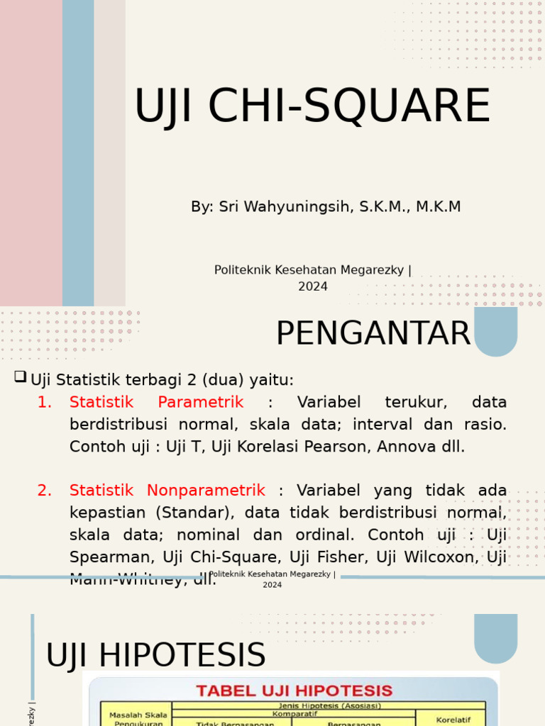 Uji Chi-Square | PDF