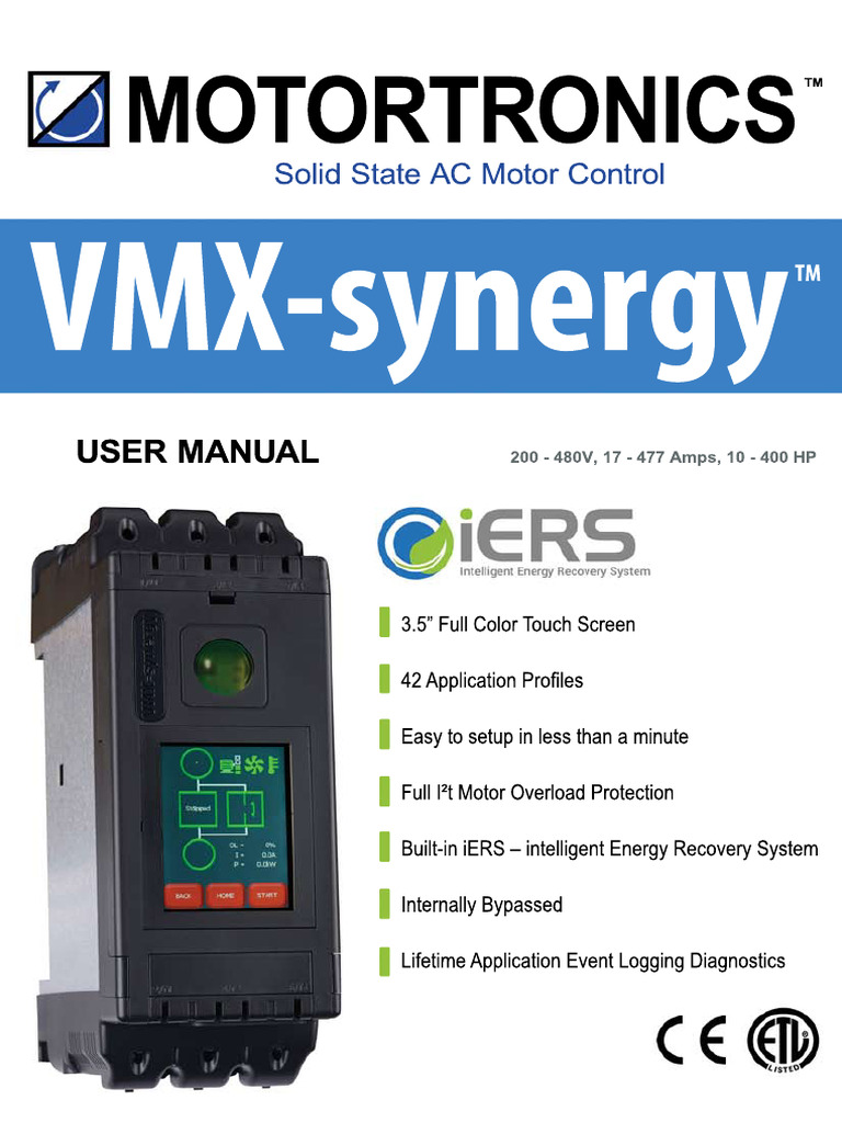 Synergy Soft Starter | PDF