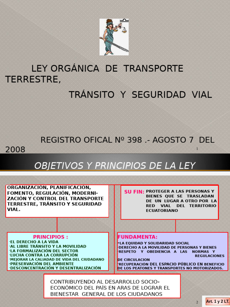 Ley de Transito | PDF