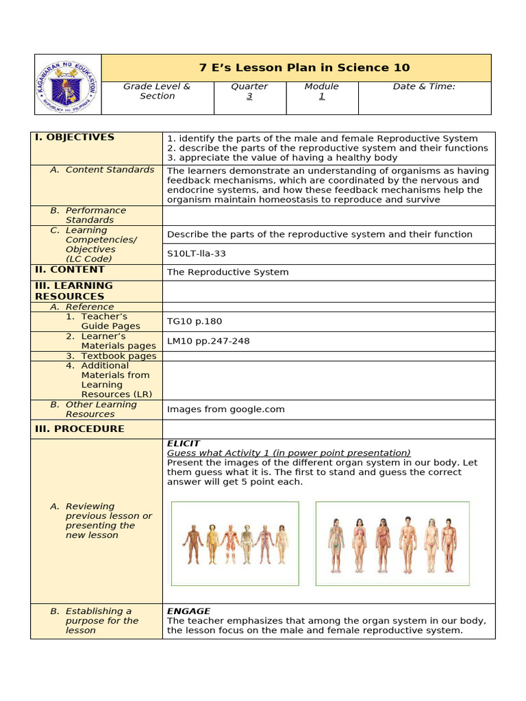 7e's LP SCI 10 (COT3) | PDF
