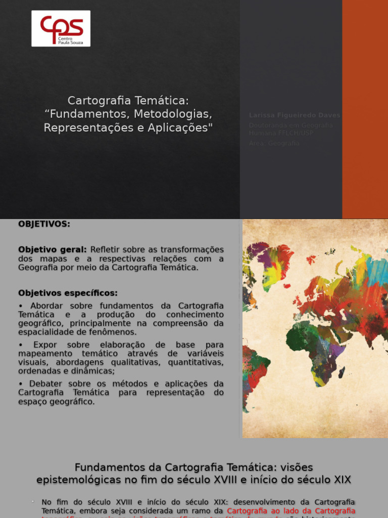 Cartografia Temática - Larissa Figueiredo Daves | PDF