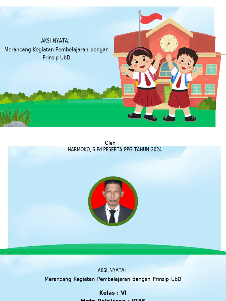 PEMBELAJARAN UbD HARMOKO, S.PD | PDF