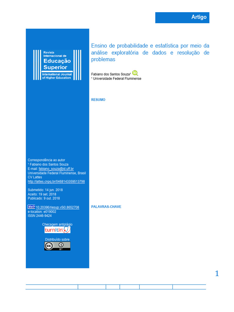 Artigo Prob e Estat | PDF