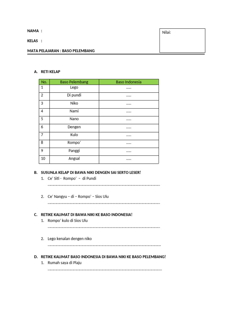 Baso Pelembang | PDF