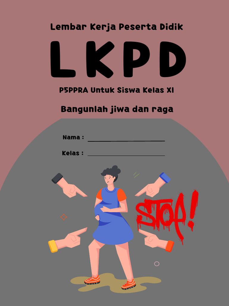 LKPD AKTIVITAS 1_Bangun Jiwa dan Raganya Lembar Kerja P5 Biru Ilustratif | PDF