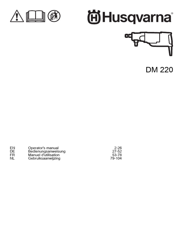 Husqvarna DM220 | PDF