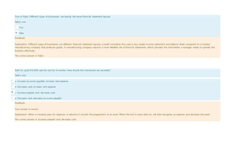 Chapter 2 Practice Questions | PDF