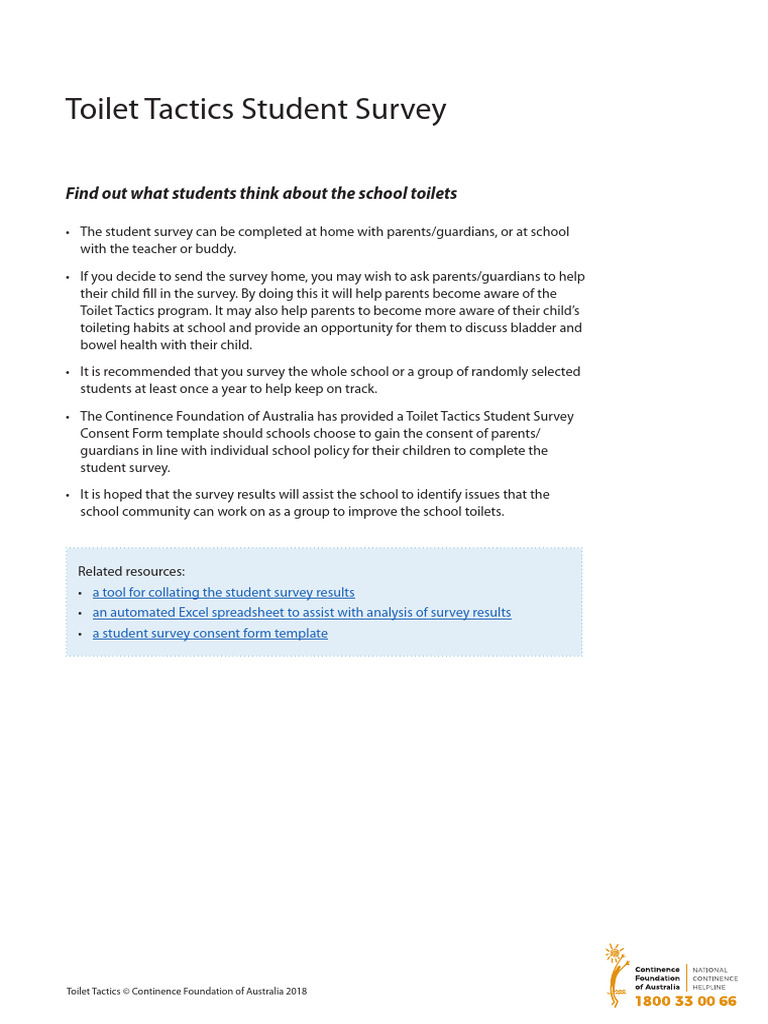 TT Student Survey | PDF | Toilet