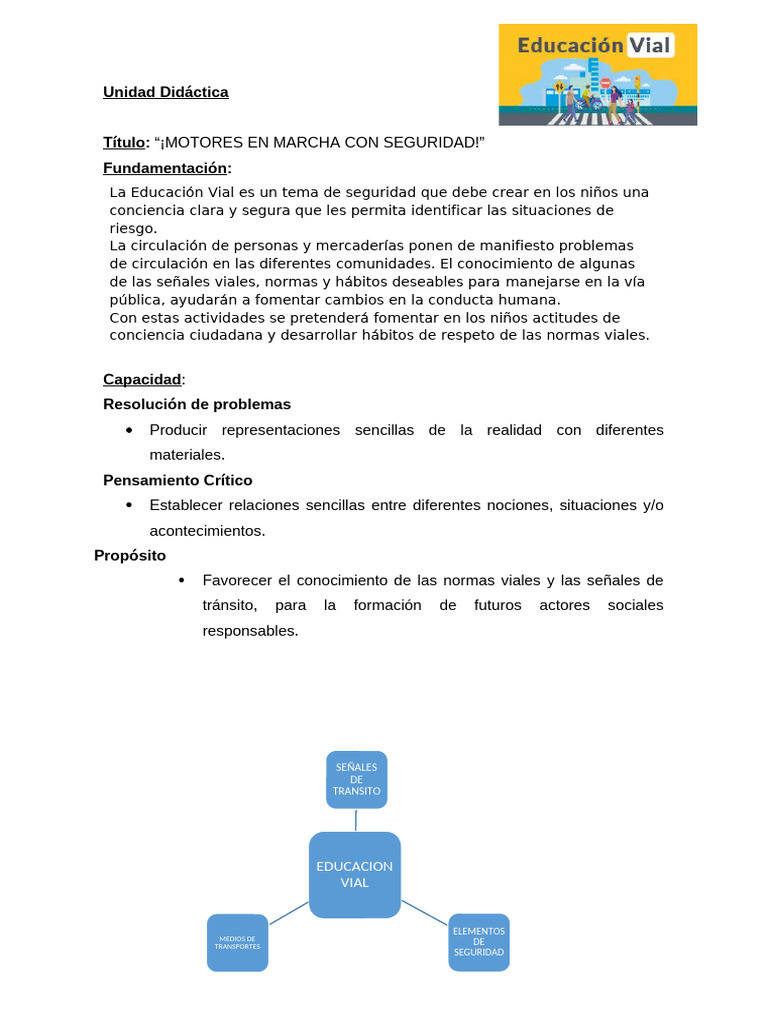 Educación Vial para Niños: Seguridad en Tránsito | PDF | Semáforo ...