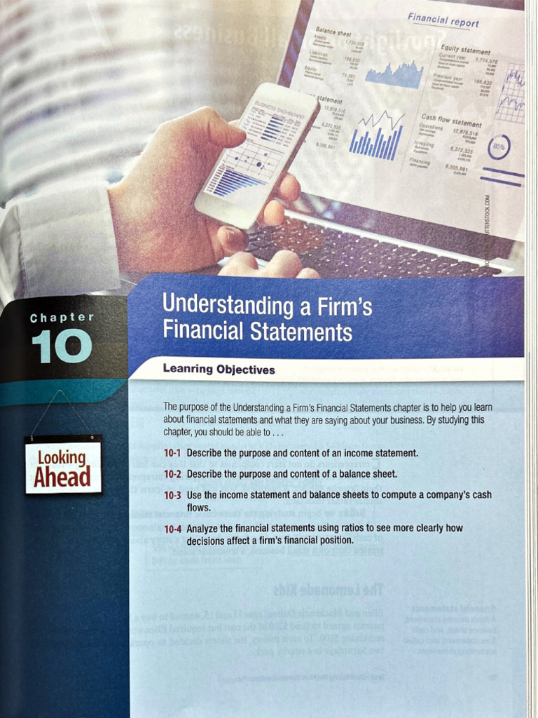 CH 10 Understanding A Firm's Financial Statements | PDF