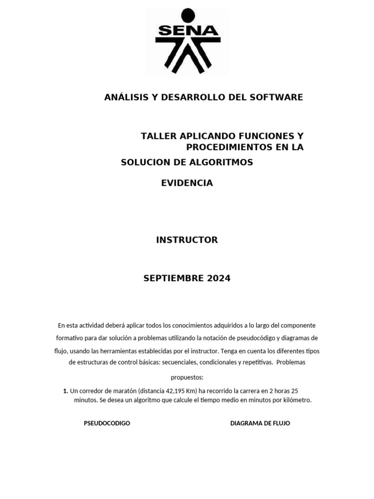 Evidencia de Producto GA3-220501093-AA2-EV03 Taller Aplicando Funciones ...
